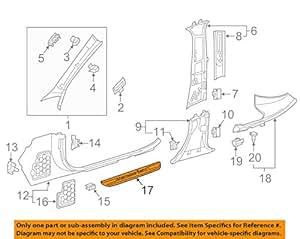 Amazon.com: MERCEDES-BENZ 2056800035 GENUINE OEM SCUFF PLATE: Automotive