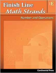Math Workbooks: Finish Line Math Strands: Number and Operations, Level ...