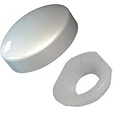 Plastic WHITE Press-Fit Pozi Screw Head Covers Caps, pack of 50: Amazon ...