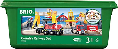 BRIO 33097 Cargo Railway Deluxe Set | 54 Piece Train Toy with ...