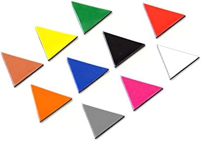 Magnetic Shapes - Triangles (2cm side) - Pink - Pack of 25: Amazon.co ...