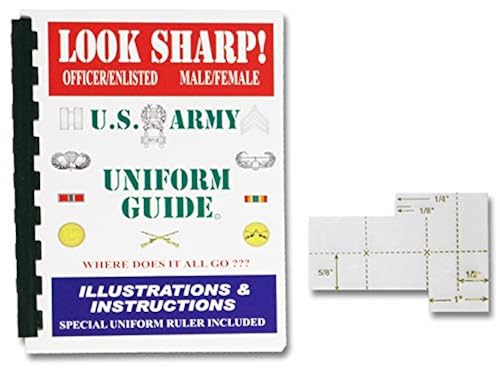 US Army Uniform Guide with Ruler - 2021 edition with AGSU instructions ...