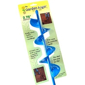 Amazon.com : Garden Auger Bulb Planter 2.75" x 24" Regular Duty : Augur ...