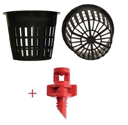 25 Pack - 3 inch Round Heavy Duty Net Cups Pots Wide Lip Design ...