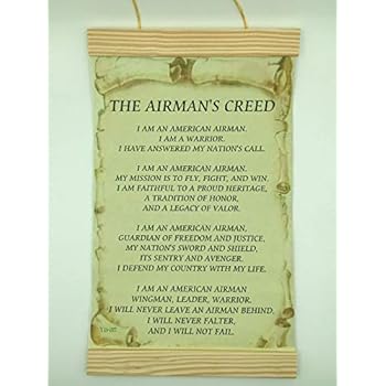 Amazon.com: US Air Force Creed Poster USAF Creed Air Force Gifts USAF ...