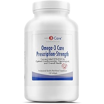 Amazon.com: 3Care® Prescription Strength Fish Oil 3,600mg [ EPA 1840mg ...