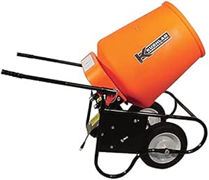 Amazon.com: Kushlan Electric Portable Concrete Mixer with 3.5 Cubic ...