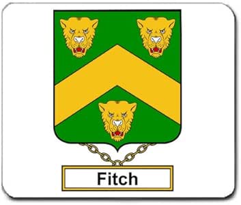 Amazon.com : Fitch Family Crest Coat of Arms Mouse Pad : Office Products
