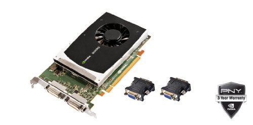 Tarjeta gráfica profesional NVIDIA Quadro 2000D de PNY 1GB GDDR5 PCI ...