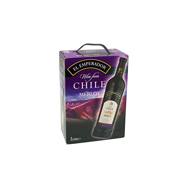 El Emperador – Vin rouge chilien Merlot cubi 3L Bag in Box, Valle ...