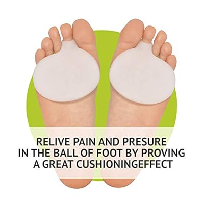 Brison Health Metatarsal Pads of Foot Cushions - Soft Gel Ball of Foot ...