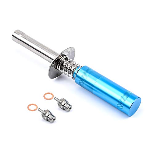 QueenHobby RC Igniter and N3 Hot Spark Glow Plug Plugs #3 SH Vertex OS Nitro Engine Parts for 1/ ...