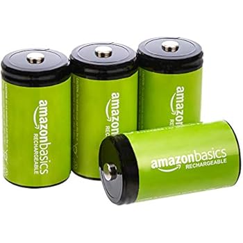 Amazon.com: D Cell Batteries - USB Rechargeable Lithium D Batteries - 1 ...