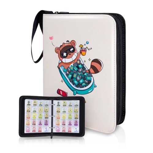 300 Pockets Card Binder for ACNH Mini Cards, Clovercat 20Pocket Cards ...