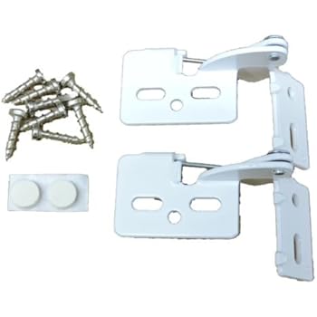 Snap Closing Semi-Concealed Hinges - Nickel (pair) - 1/4 overlay ...