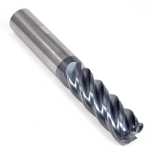 HELICAL Carbide End Mill 3/4" 5FL 0.188" Radius HSSP-12485: Amazon.com ...