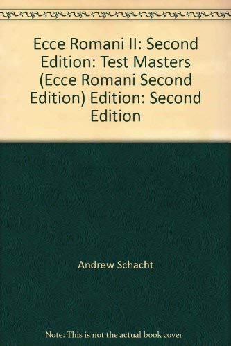 Ecce Romani II, Test Masters, 2nd Edition: Andrew Schacht ...