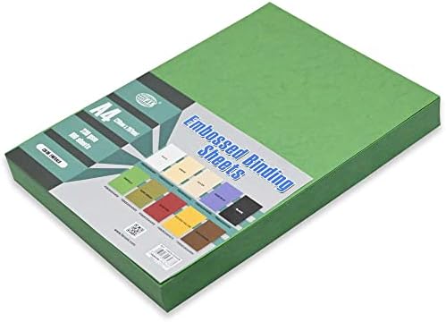 FIS Embossed Binding Sheet, 230 GSM, 100 Pieces - FSBDE230A4EM price in ...