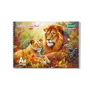 Sundaram | A4 Artist Drawing Book | 100 Pages | 29.5 x 21 Cm | Top ...