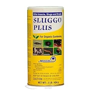 Amazon.com : Monterey Sluggo Plus Insect, Slug & Snail Pellets For ...