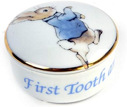Peter Rabbit – Porcelain First Tooth & Curl Keepsake by Reutter ...