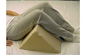 Amazon.com: 10" Thick Firm Poly Foam Triangle Leg Wedge / Elevating leg ...