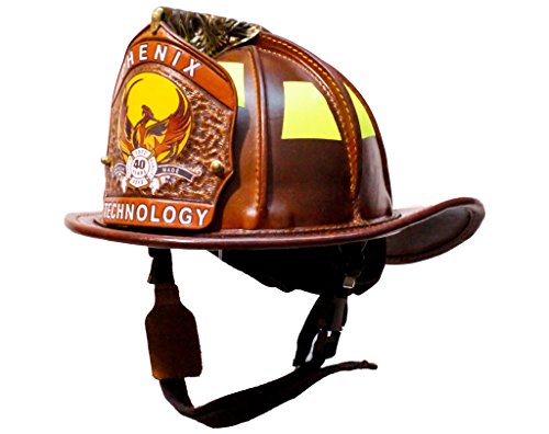 Leather Fire Helmet for sale | Only 3 left at -75%