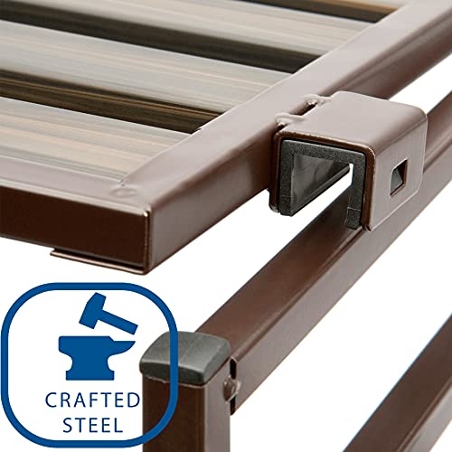 Seville Classics Multi Level Shoe Rack Sturdy Freestanding Shelf for ...