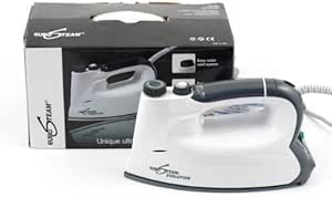 Amazon.com: Eurosteam Steam Iron with Boiler Tank & Ceramic Soleplate ...