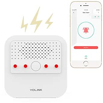 Smart Siren Alarm, LOUD 110 dB Sounder, Wireless Alarm for Home ...