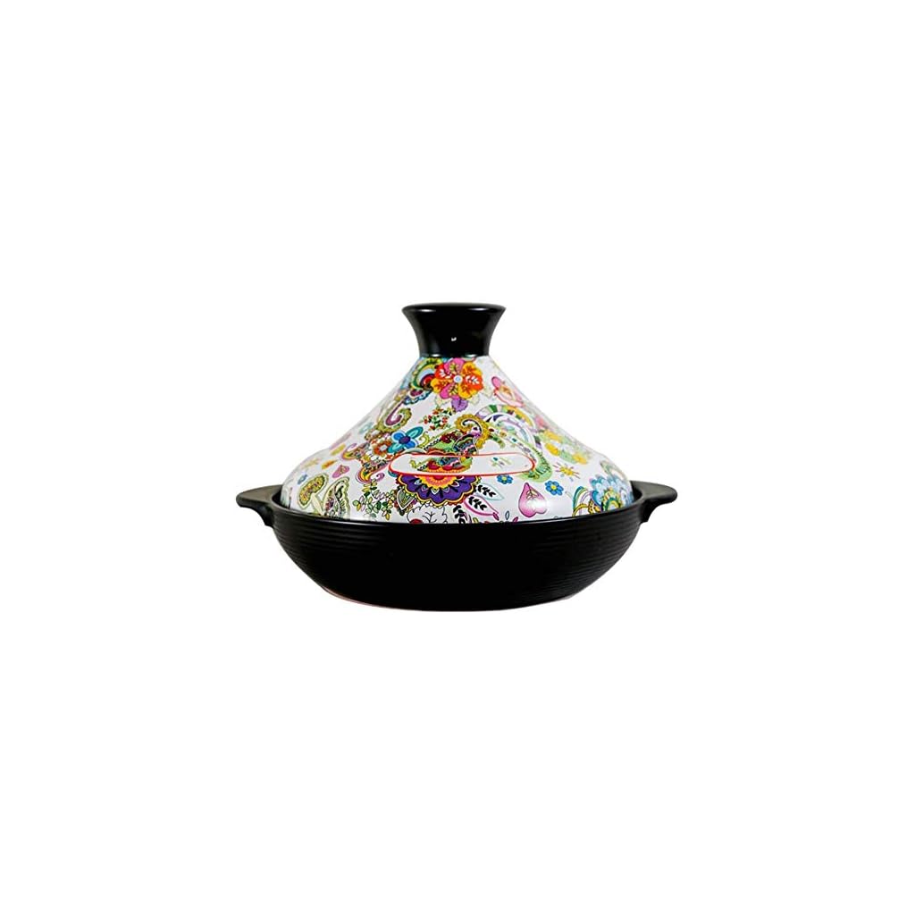 CHEER.COM Moroccan Tagine Cooking Pot For Terracotta Authentic Rustic ...