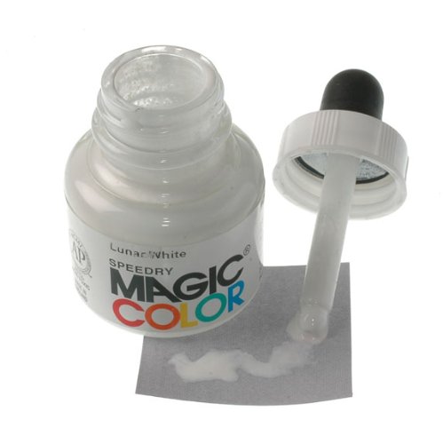 LUNAR WHITE MAGIC COLOR SPEEDRY ACRYLIC ARTIST INK: Amazon.co.uk: Toys ...