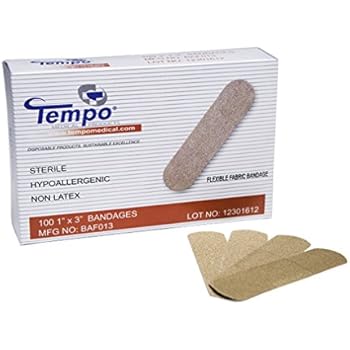 Amazon.com: STAT Strip Adhesive Bandages 100 Flexible Latex Free 1x3 ...