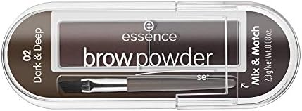 Essence Brow Powder Set, 2.3 gm, Dark and Deep 02 (Amazon Title ...