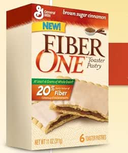 Amazon.com: Fiber One Frosted Toaster Pastry, Brown Sugar Cinnamon, 11 ...