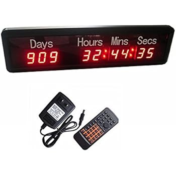Amazon.com: Digital Countdown Days Timer - AIMILAR 999 Days Count Down Timer for Vacation ...