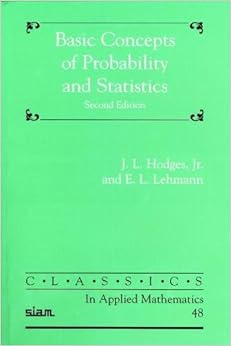 Amazon.com: Basic Concepts of Probability and Statistics (Classics in Applied Mathematics ...