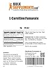 BulkSupplements.com L-Carnitine Fumarate Powder - Supplement for Muscle ...