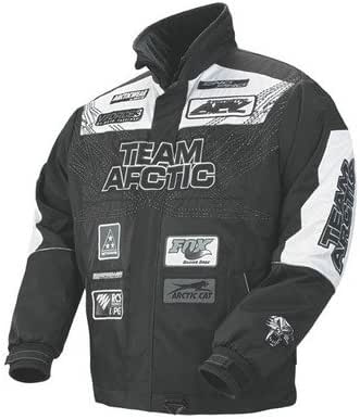 Amazon.com: Arctic Cat Mens Team Arctic Sponsor Jacket Black XLT ...