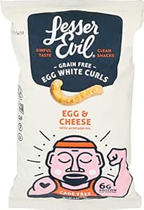 Amazon.com: Lesserevil, Puff Egg White Egg And Cheese, 4 Ounce