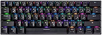 Motospeed CK62 RGB Mechanical Gaming Arabic Keyboard Dual Mode ...