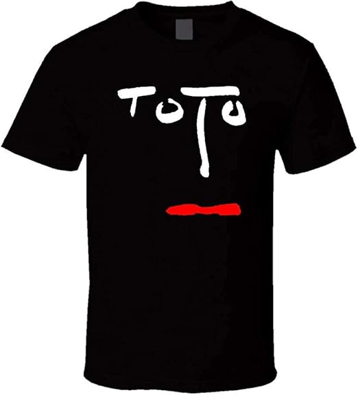 TOTO Face Symbol Rock Band Algodón Camiseta de Verano de la Moda de ...