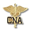 Amazon.com: Prestige Medical Emblem Pin, CNA (Letters on Caduceus ...