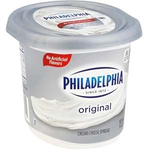 Philadelphia Original Full Fat Cream Cheese Spread, 1 Pound -- 6 per ...
