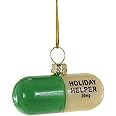 Amazon.com: Holiday Helper Prozac Pill Glass Christmas Ornament : Home ...