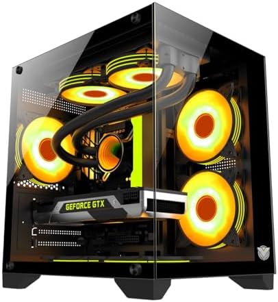 سعر ASA ICE CUBE Ice Cube Gaming Mini PC Case, Tempered Glass Mini PC ...