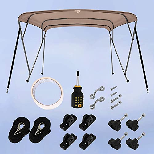 KING BIRD 4 Proa Bimini Cubierta superior para bote Parasol Toldo para ...