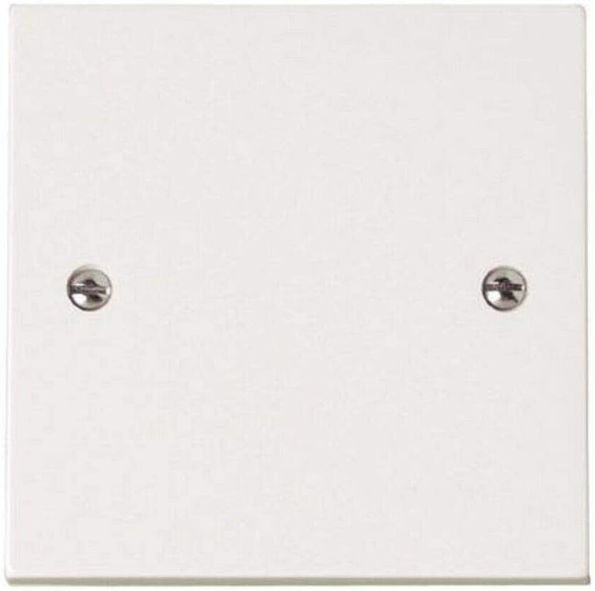 Vytal Electrical Blanking Plate 1 Gang – White Gloss Plastic Finish Dummy Plate – BigaMart