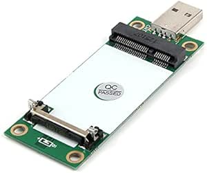 Amazon.com: Mini PCIe WWAN Card to USB Adapter with SIM Slot, Mini PCI ...