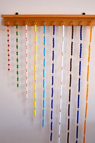 Amazon.com: Montessori Multiplication bead chains with hanger: Handmade